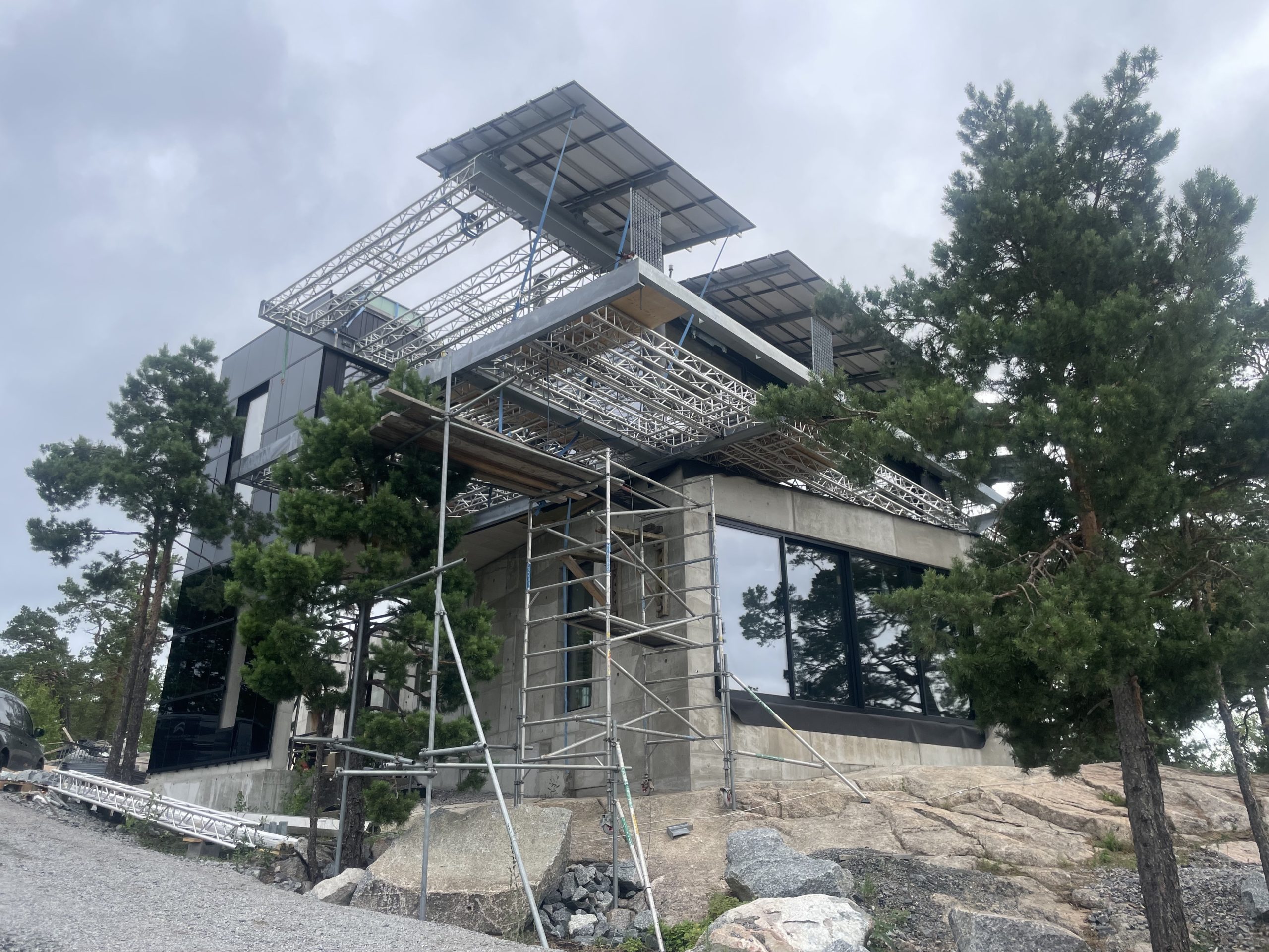 Täthetsprovning av Villa Alsvik – Grand Design-projekt i Åkersberga ...